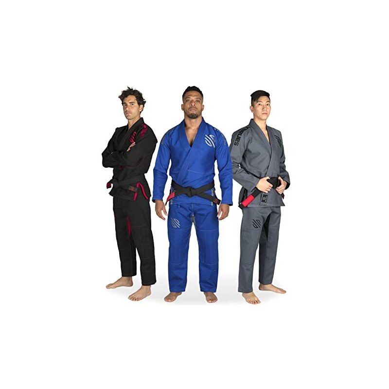 Sanabul essentials ultra leggero pre v.2 shrunk jjb jiu jitsu gi (blu ...