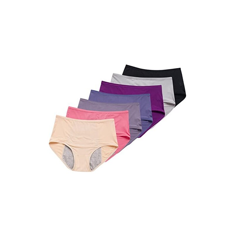 Yinitoo Mutande Ciclo Mestruale Mutande Assorbenti Donna Vita Alta Slip ...