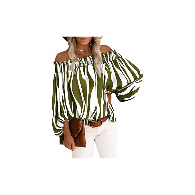 NUAYA Top alla Moda da Donna Top con Temperamento Monospalla di ...