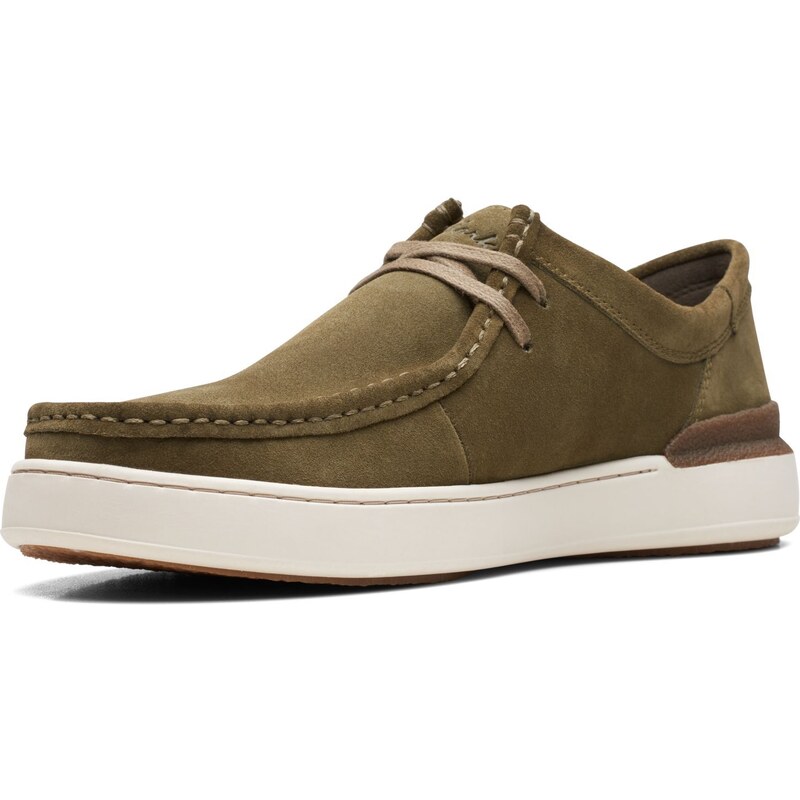 Clarks Court Lite Wally - Male Sneakers Dark Olive Sde 41 - Stileo.it
