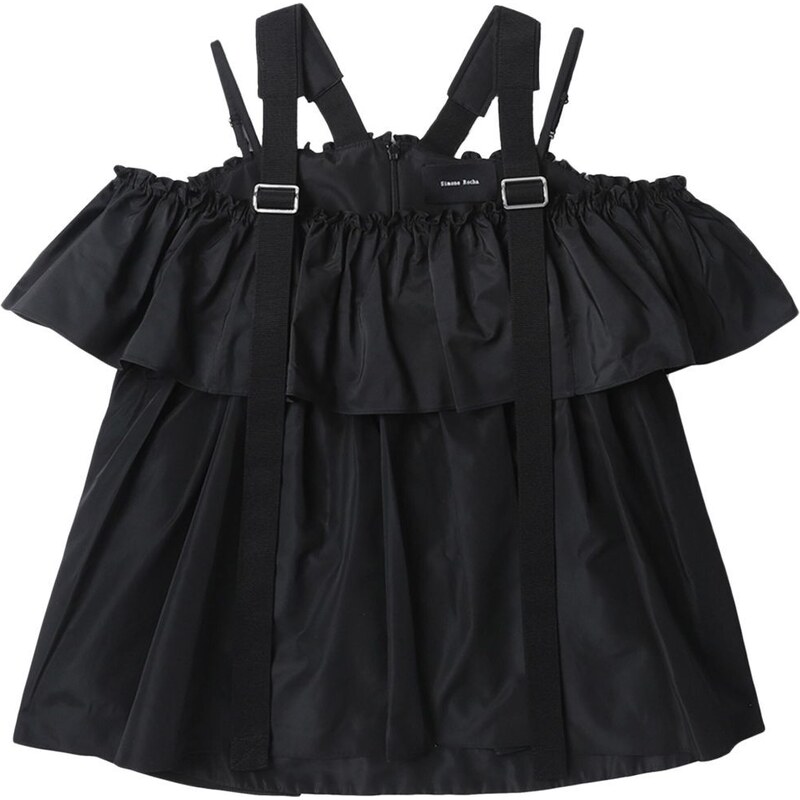 Simone Rocha Top a strati - Nero - Stileo.it