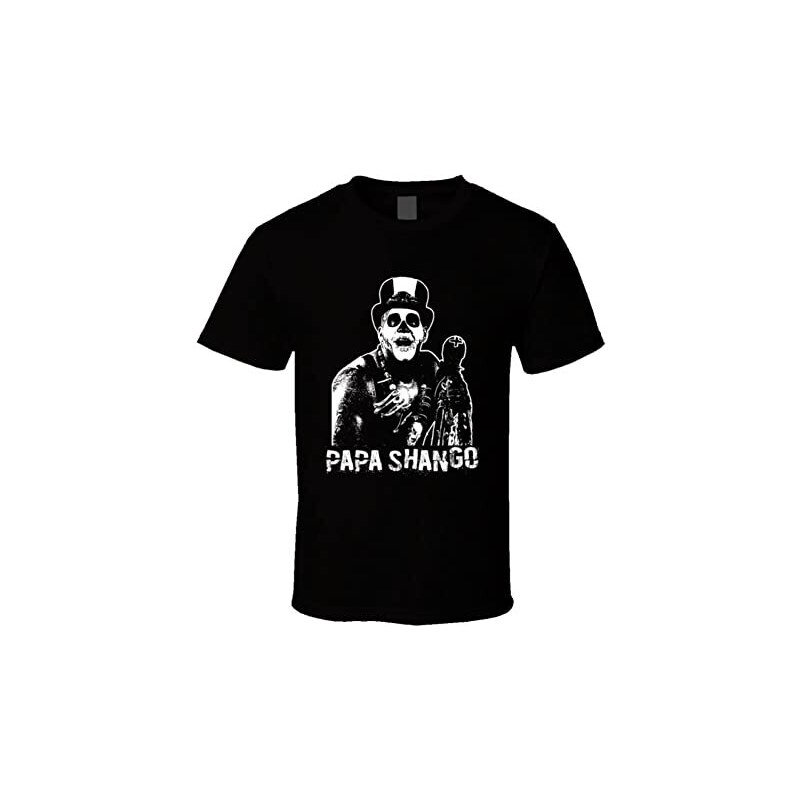 colby Papa Shango Retro Legends of Wrestling T Shirt Black S - Stileo.it