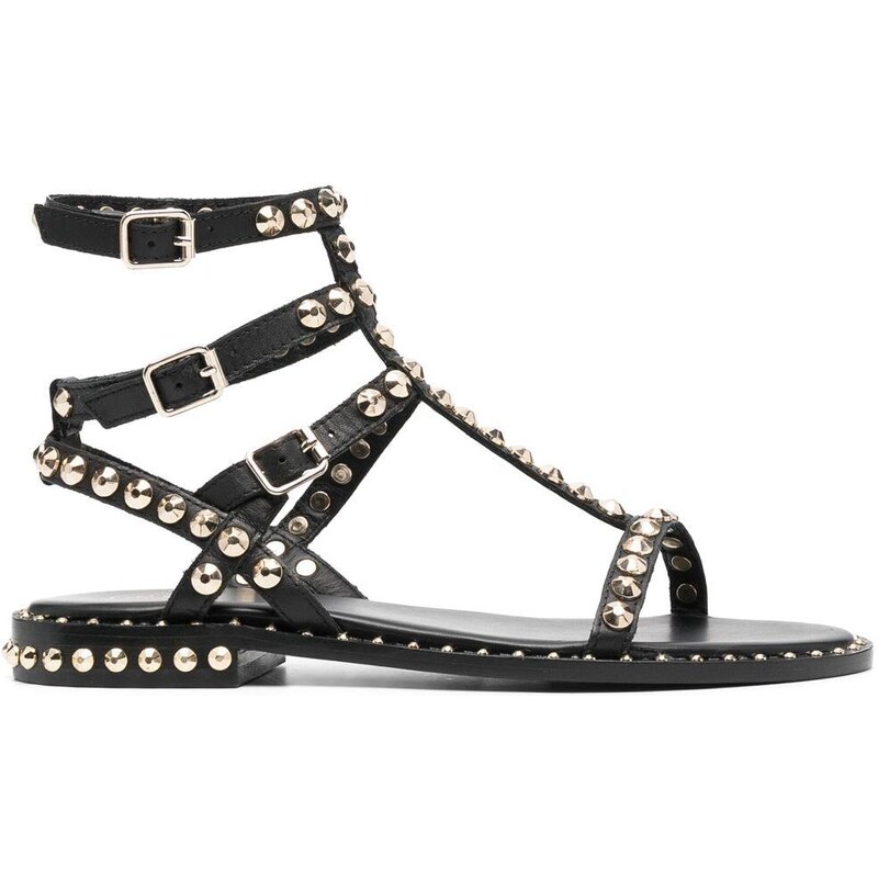 Ash Sandali Precious con borchie - Nero - Stileo.it