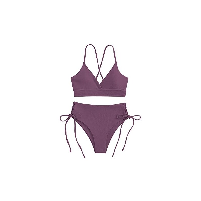 Poachers Costume da Bagno Sexy Separato con Scollo a V da Donna con ...