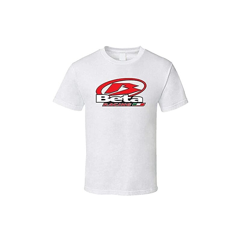 Surging Beta Racing Motorcycle Sport Logo Shirt Black White Tshirt Men ...