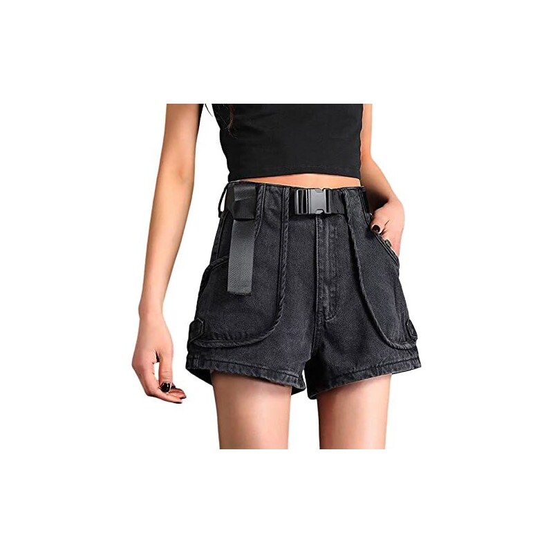 NHNKB Pantaloncini in jeans, da donna, in lino, da uomo, estivi, in ...