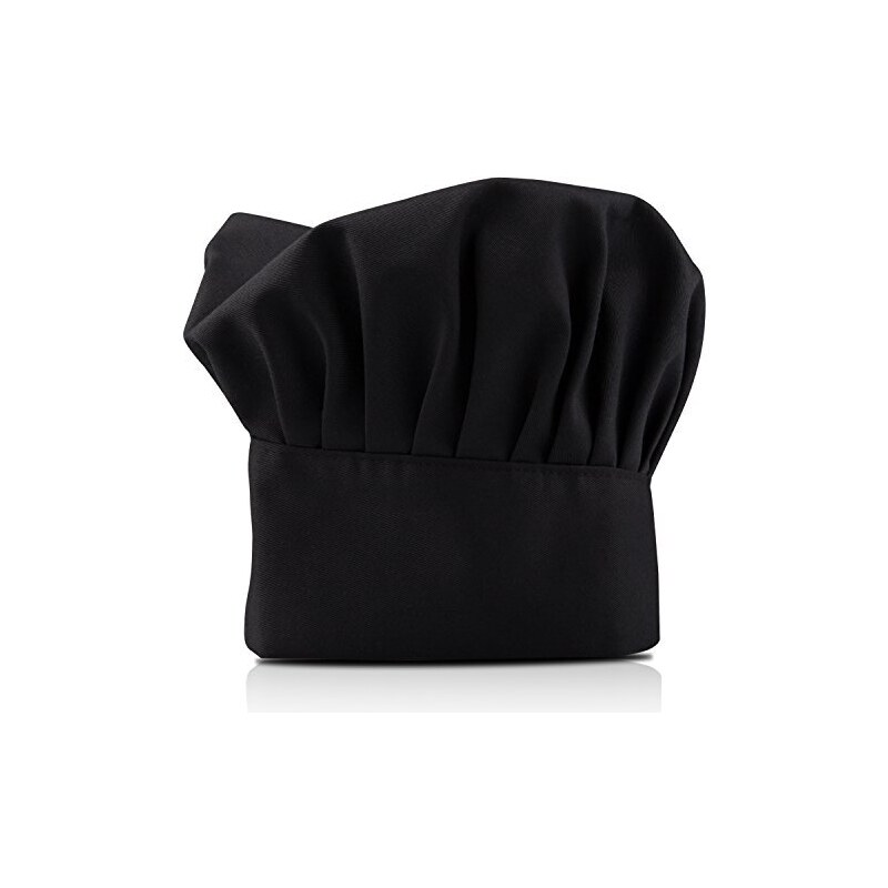 TRIXES Cappello Professionale da Chef Nero - Stileo.it