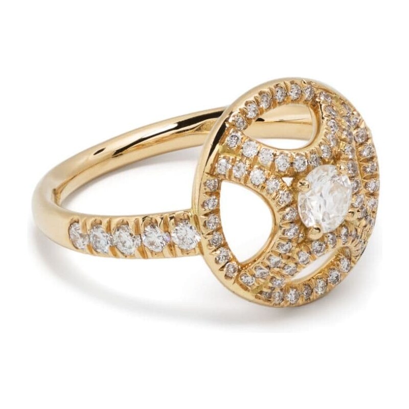 Loyal.e Paris Anello Perpétuel in oro giallo 18kt con diamanti - Stileo.it