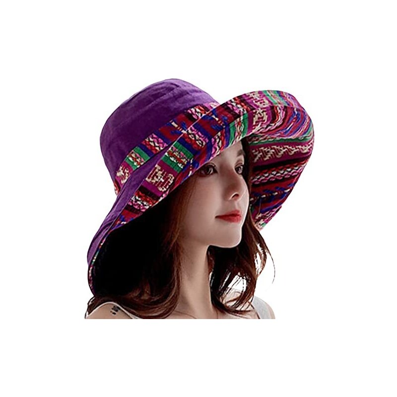TEEKU Cappello da sole con bordo grande doppio lato ombreggiatura ...