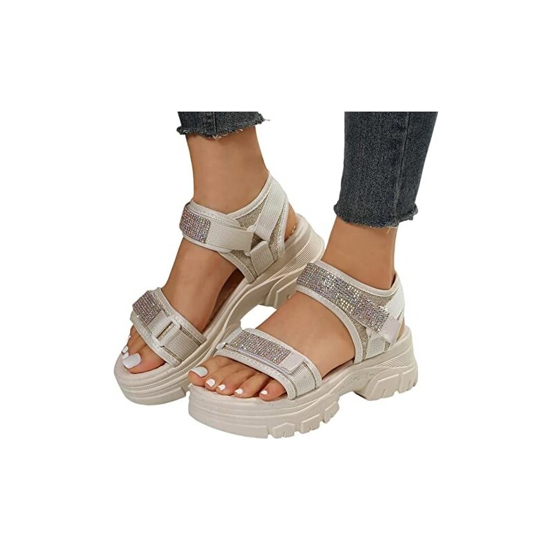 Sunnyuk Sandali Donna Comodi Eleganti Sandalo Senza Cinturino Platform ... Sunnyuk Sandali Donna Comodi Eleganti Sandalo Senza Cinturino Platform ...