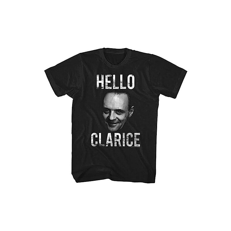 puchen Silence of The Lambs Hello Clarice Men's T Shirt Hannibal Lecter ...