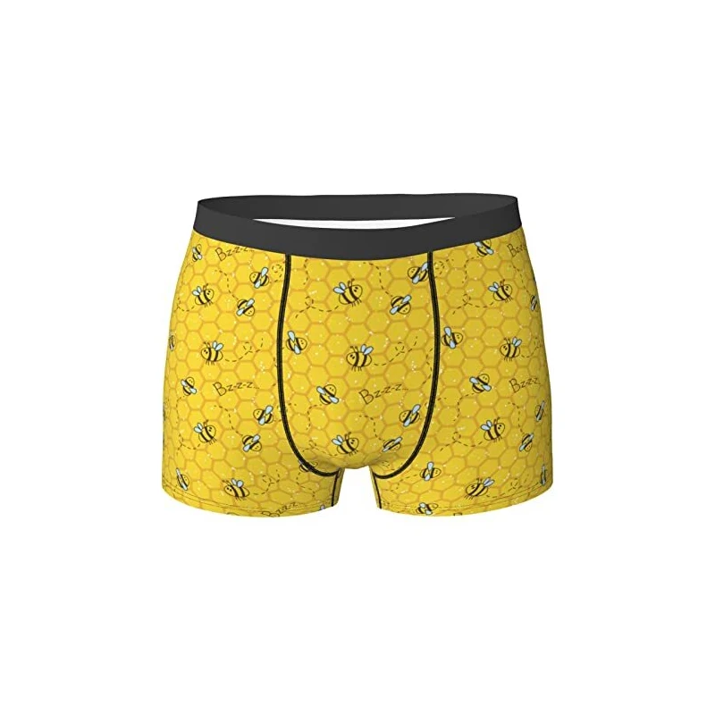 Oudrspo Boxer Intimo da Uomo con Motivo Ape di Miele Carino con ...