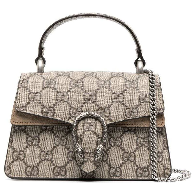 Gucci mini Dionysus top handle bag - Toni neutri - Stileo.it