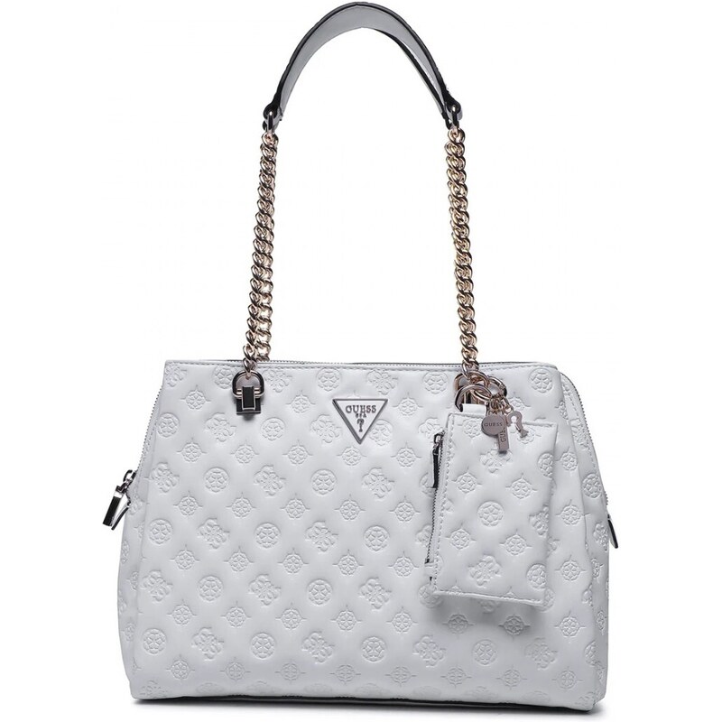 GUESS - Borsa a spalla Femme Logo - Colore: Bianco,Taglia: TU - Stileo.it