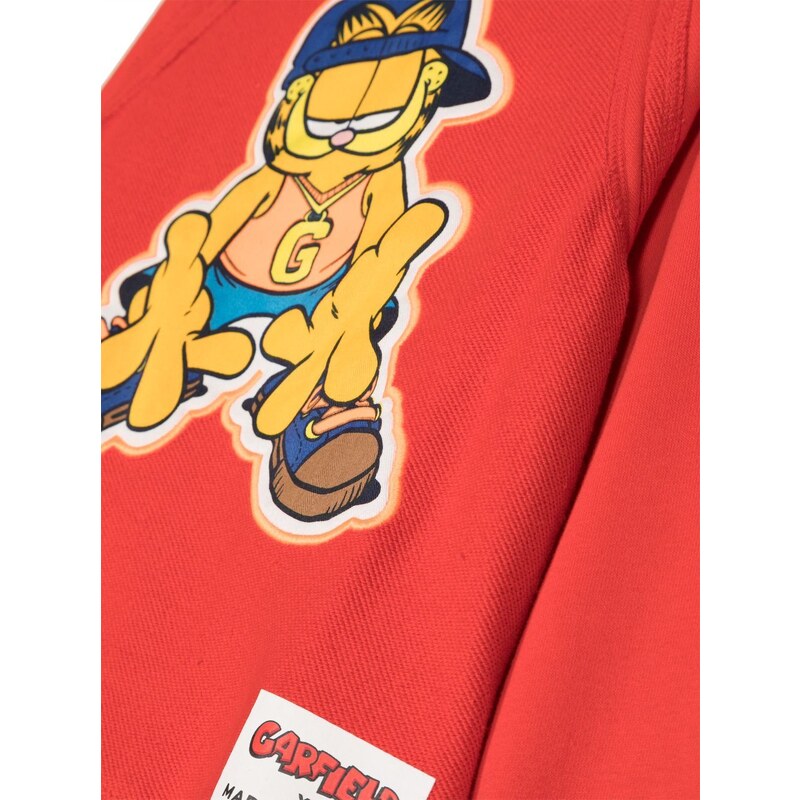 Marc Jacobs Kids Felpa girocollo Marc Jacobs Kids x Garfield - Rosso ...