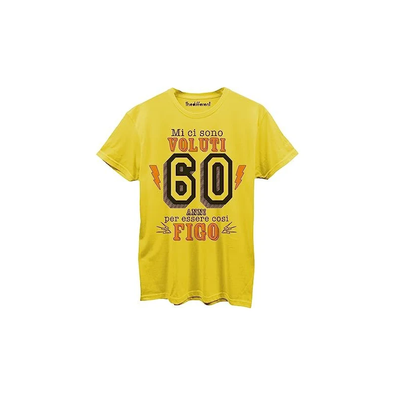 thedifferent T-Shirt Maglietta Uomo con Grafica Compleanno - 60 ...