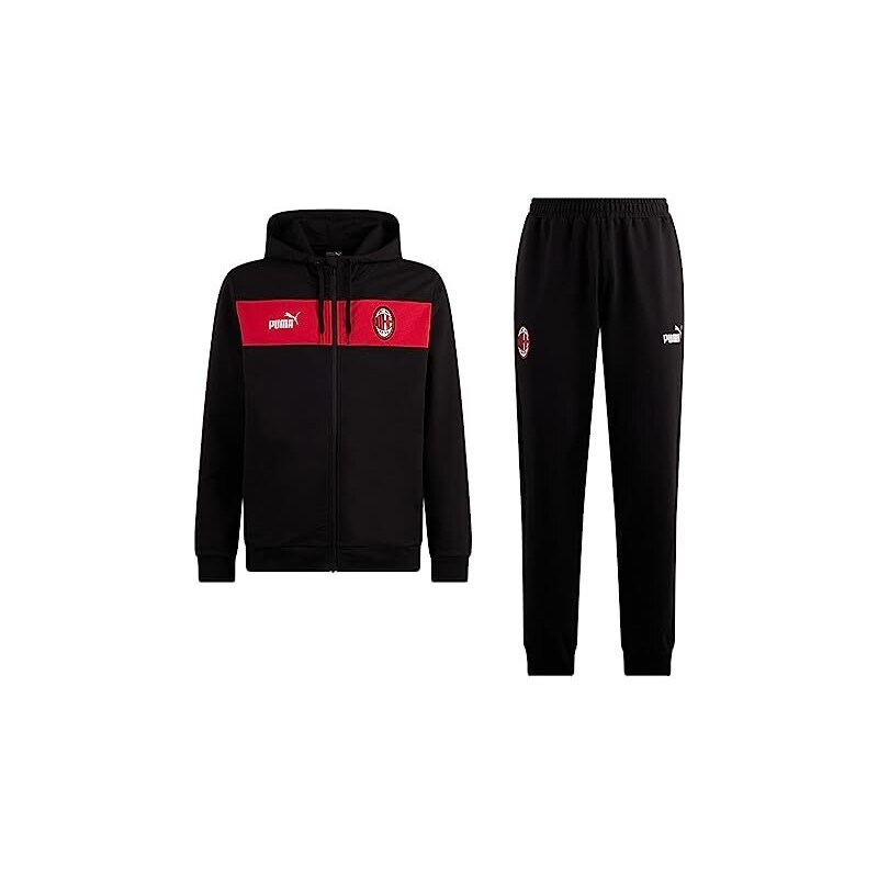 PUMA Tuta Completa AC Milan Uomo Fan Suit 775327 01 (S) - Stileo.it