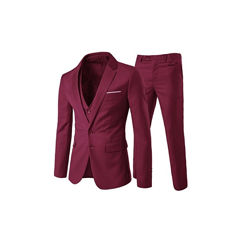 Cloudstyle Abito 3 Pezzi da Uomo Completo da Uomo Formale da Lavoro ...