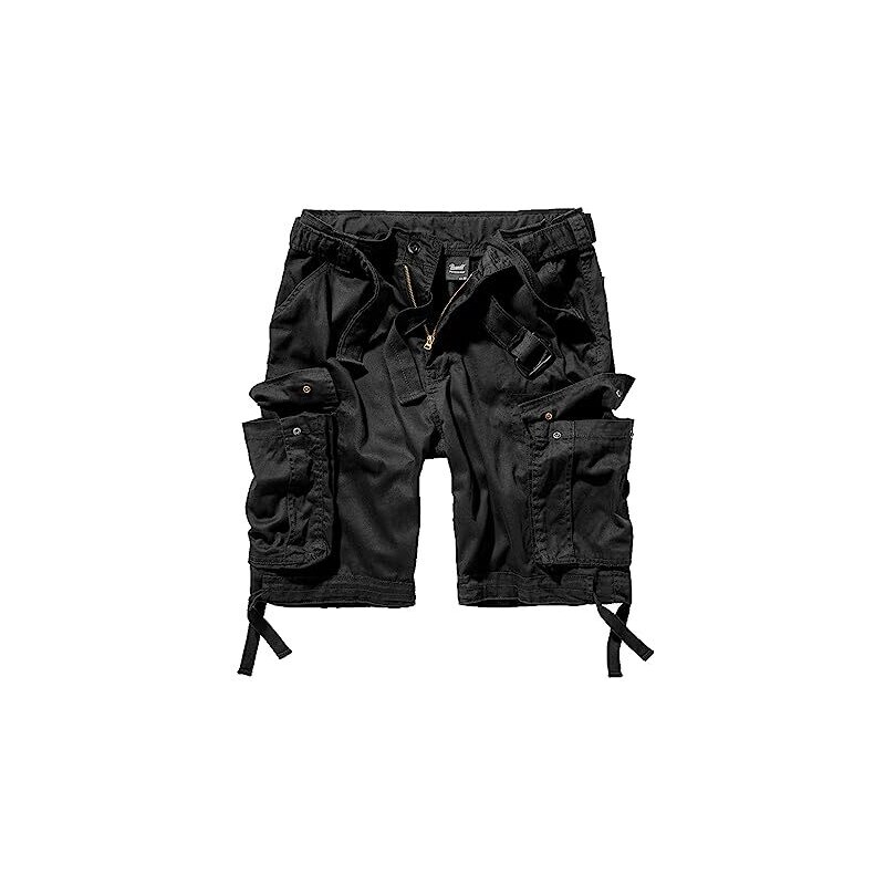 Brandit Herren Indian Summer Shor Pantaloni Cargo da Uomo, Schwarz (2 ...