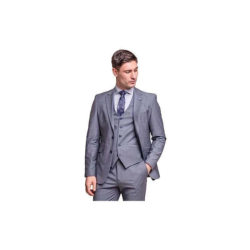 SIRRI Giacca da Uomo in Tweed di Lana a Quadri Slim Fit da Uomo, Set ...