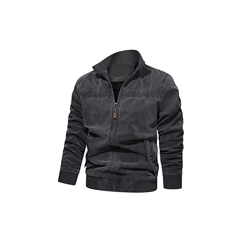 ZDDP Giacche da uomo Spalline Maschio Autunno e Inverno Warmer Manica ...