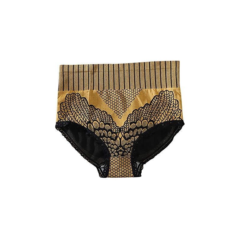 UnoSheng Donne Vita Pizzo Corpo Patchwork Pizzo Intimo Knickers Bikini ...