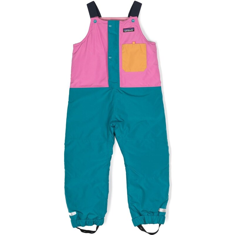 Patagonia Kids Salopette con inserti - Rosa - Stileo.it