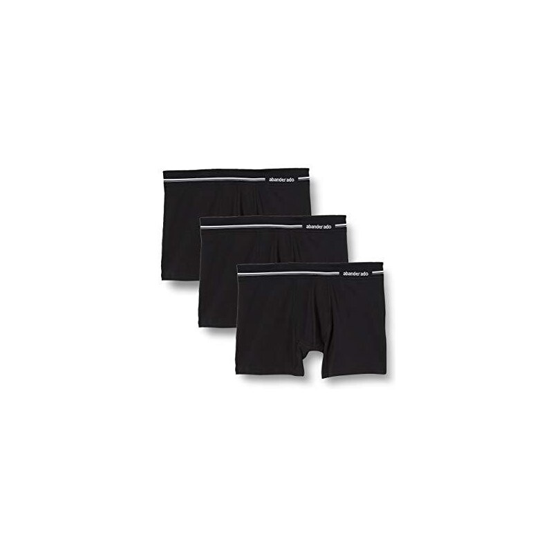 ABANDERADO Pack De 3 Boxers con Cinturilla Extra Suave Slip Boxer, Nero ...