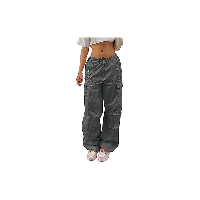 Yuson Girl Y2k Pantaloni Cargo Donna Wita Bassa Cargo Pants Streetwear ...