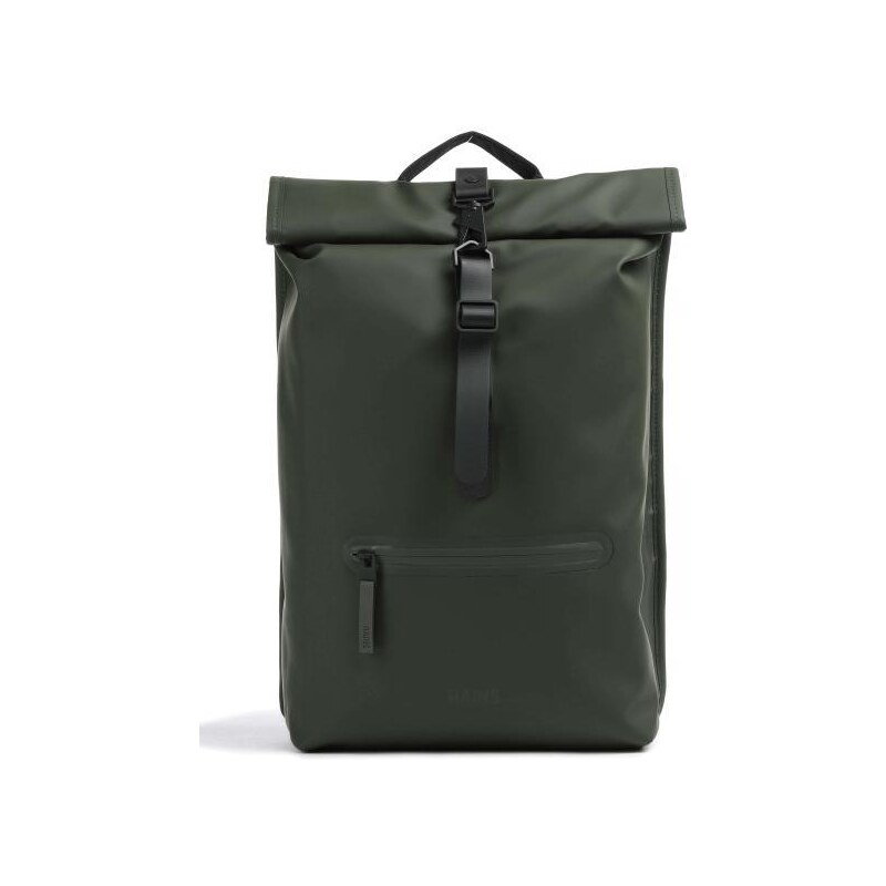 Rains Zaino roll-top verde scuro - Stileo.it