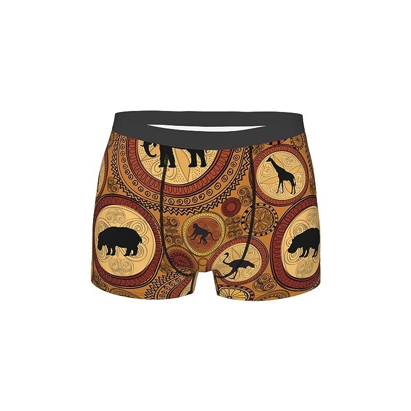 MOBYAT Boxer da uomo con elefante animale africano novità boxer ...