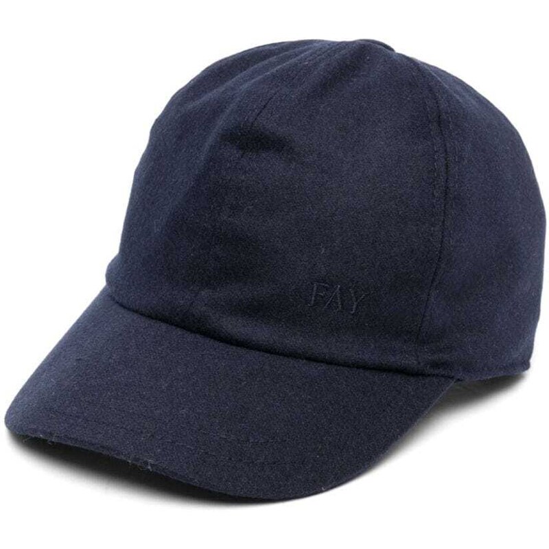 Fay Kids Cappello da baseball con ricamo - Blu - Stileo.it