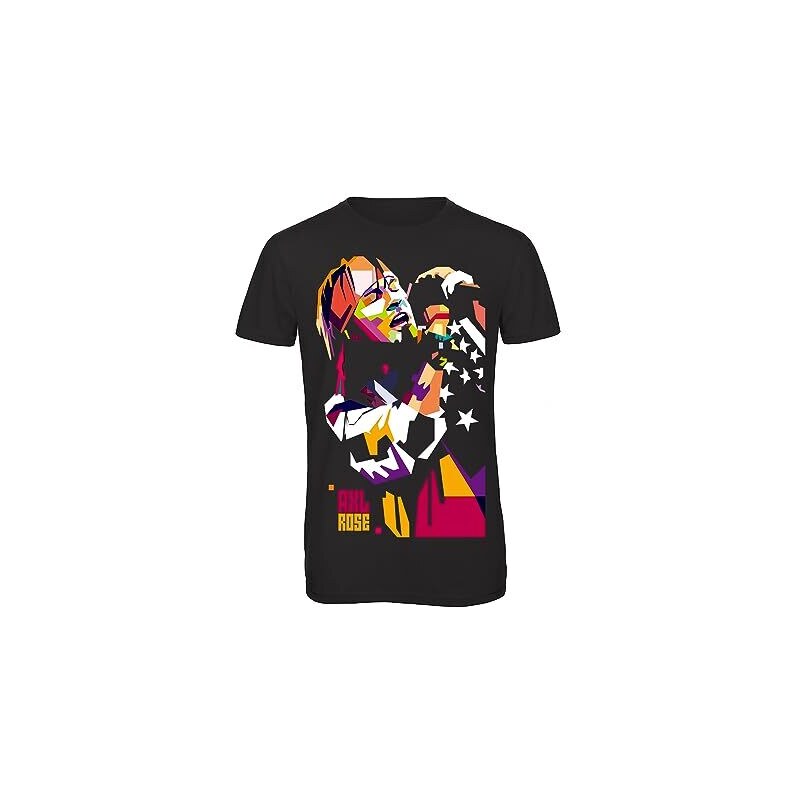 Bughyprint Tshirt Maglia Maglietta Uomo Rock Band Bundle AXL Rose Guns ...