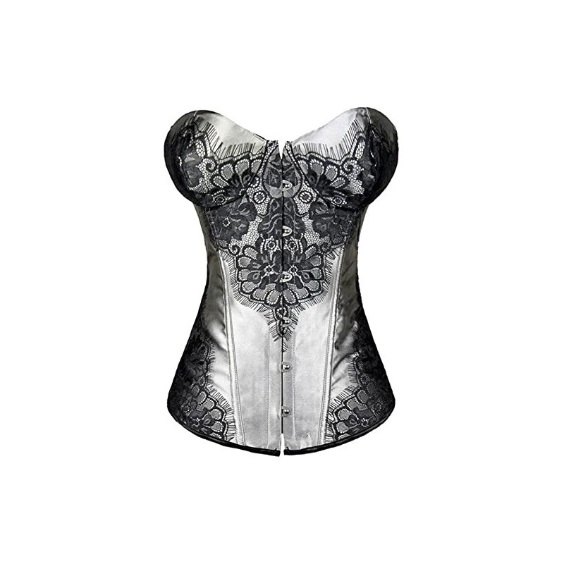 FDJIAJU Corsetti E Bustier Per Donna - Estate Grigio Corsetto Bustier ...