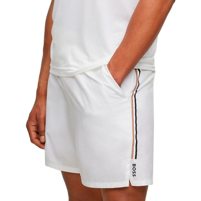 Shorts bianchi Boss x Matteo Berrettini - Stileo.it