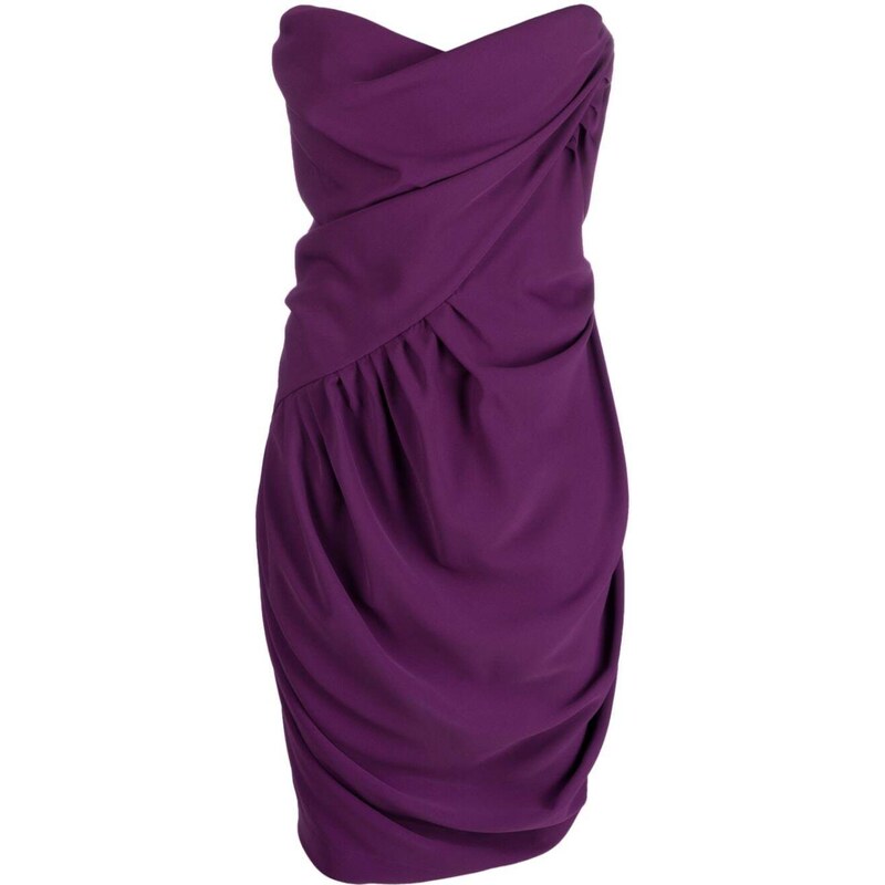 Vivienne Westwood Abito drappeggiato - Viola - Stileo.it