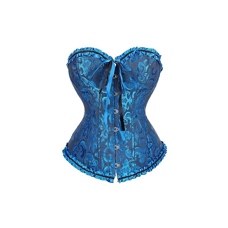 SWEPER Top Corsetto Bustier Donna - Elegante Corsetto Overbust Sexy Da ...
