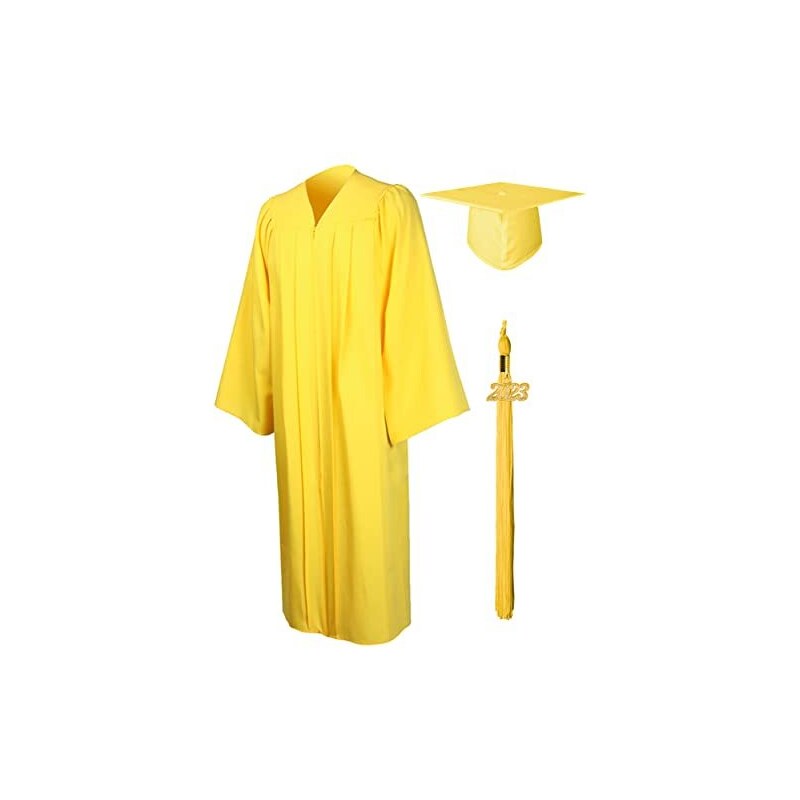GraduationMall 2023 Toga Laurea Toga e Tocco Cappello Laurea Uomo Donna Nappa Cerimonia ...