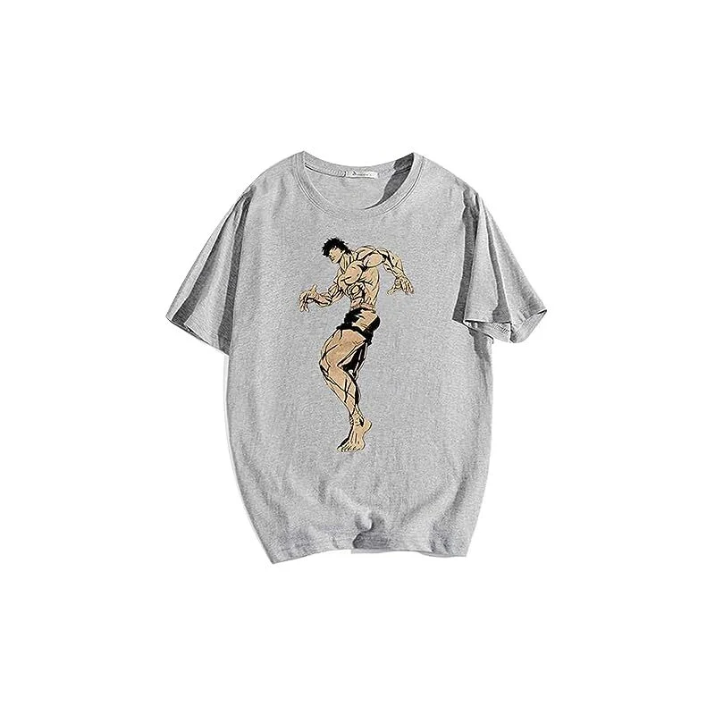 vegitoga Maglietta Anime Baki Hanma Baki Costume da Cosplay Top Estivi ...