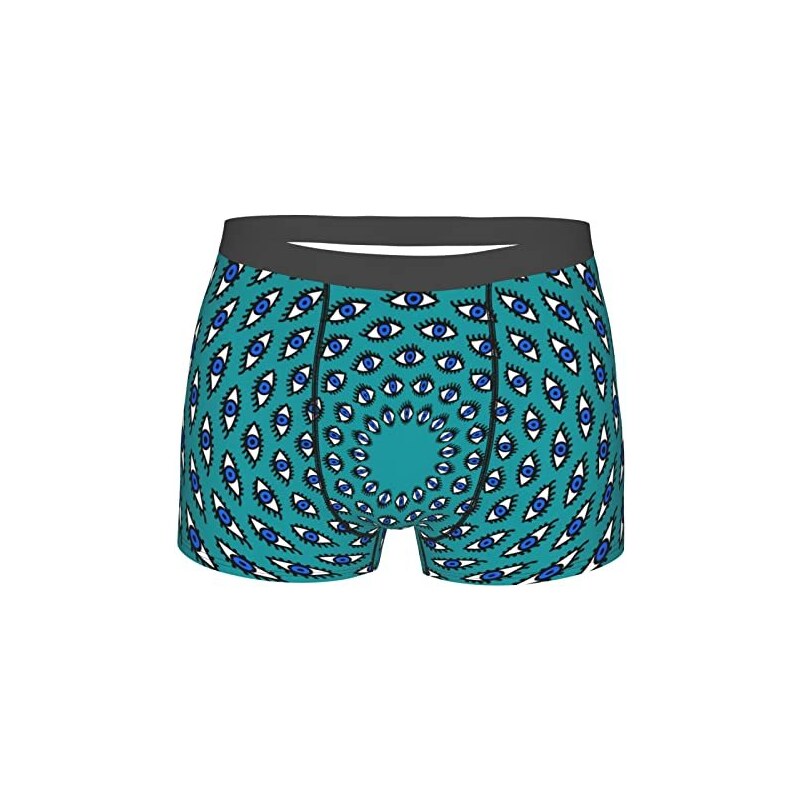 942 Mutande Uomo Occhi Psichedelici Boxer da Uomo con Elastico in Vita ...