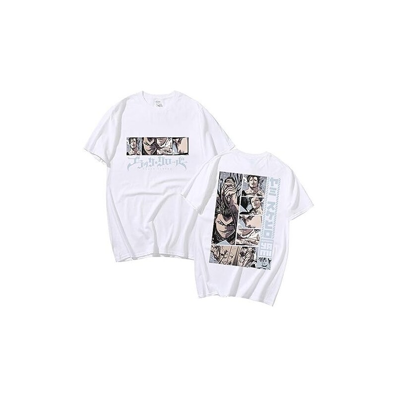 dashcos Black Clover T-Shirt Yami Sukehiro Pullover Casual Loose Top ...
