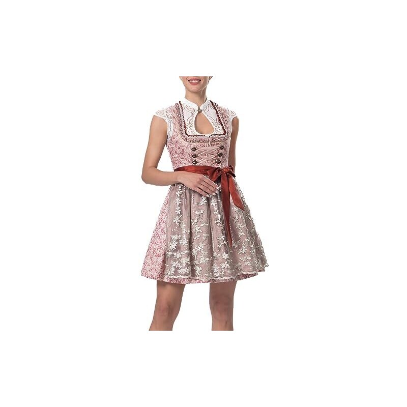 Dirndlparty Dirndl da donna con grembiule Dirndl, 50 cm, mini abito ...