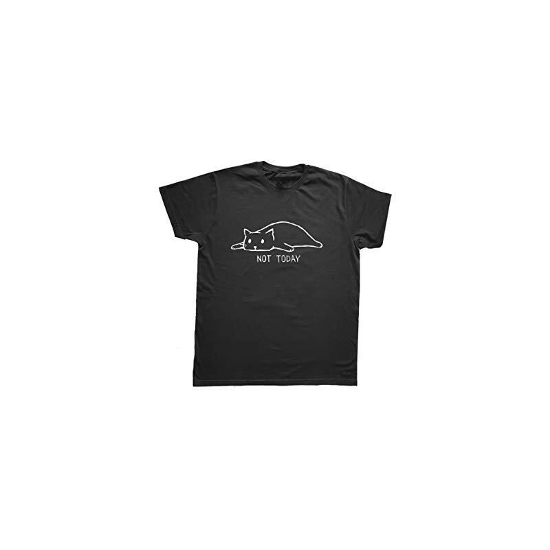 le herisson T-Shirt Maglietta Gatto Stanco Non Oggi Not Today Comic ...