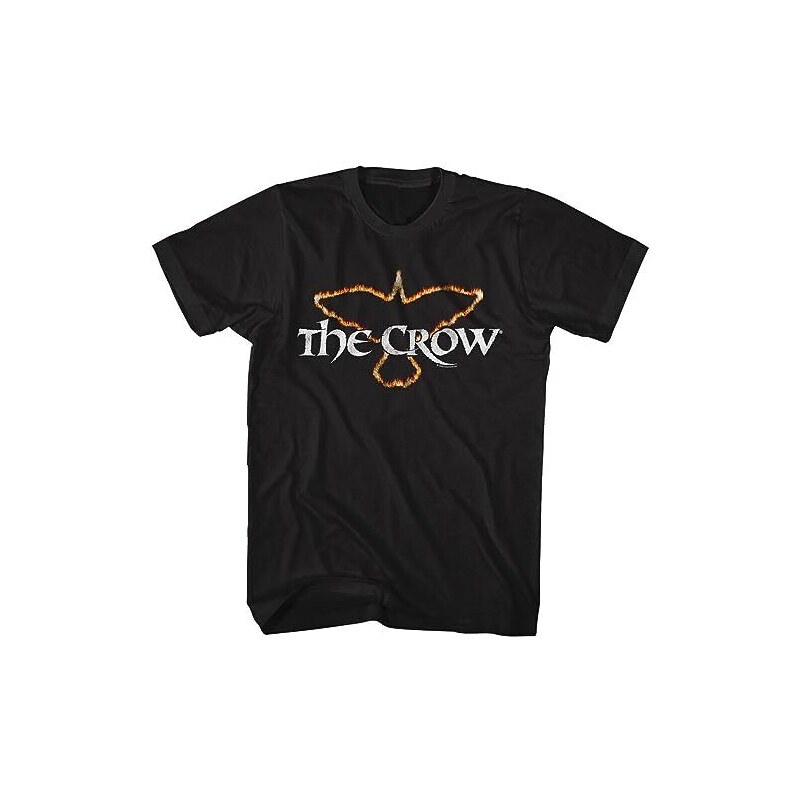 JIPIN The Crow 1994 Movie Flaming Crow Logo Brandon Lee Men's T Shirt ...