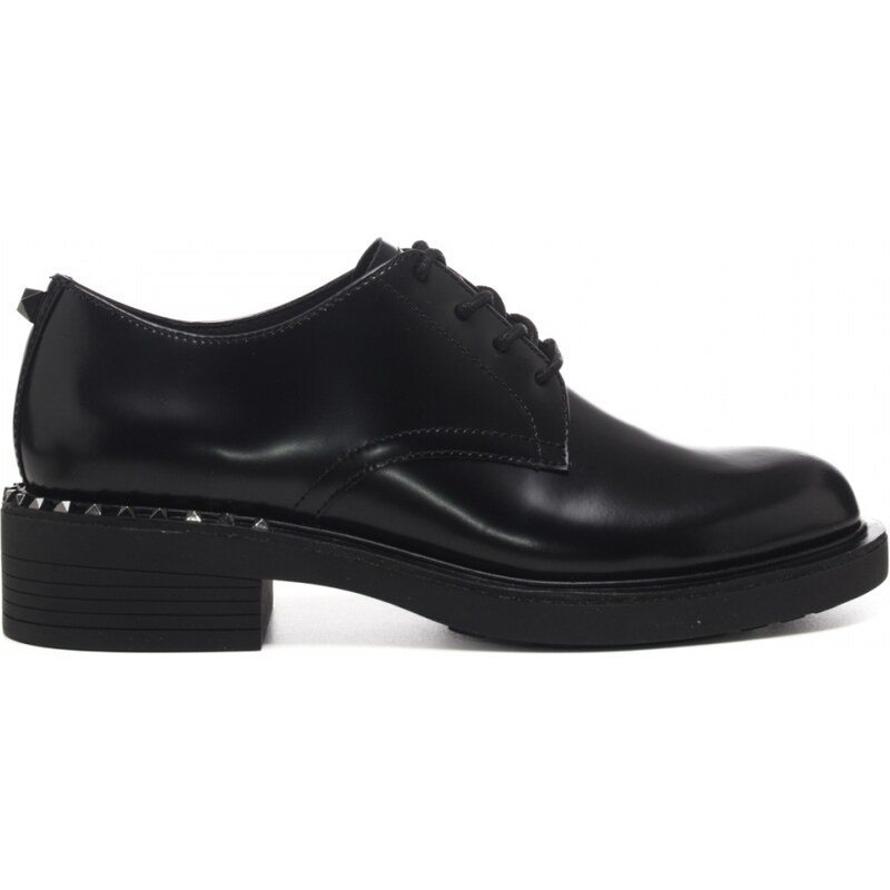 Ash scarpe donna in pelle nera con borchie - Stileo.it
