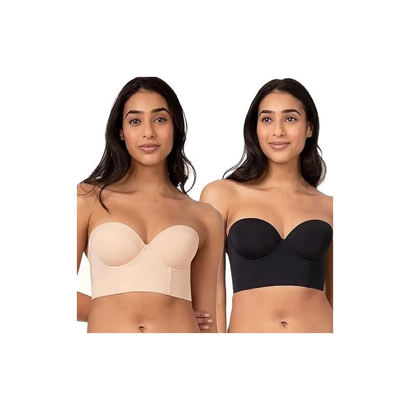 ONSMO Lucilift - Low Back Strapless Bra - Premium Fabric, Lucilift Strapless Bra, Push up ...