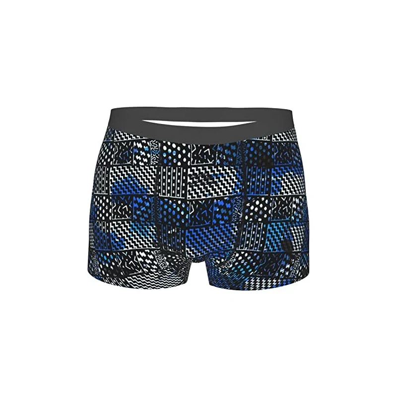 942 Boxer da Uomo Motivo Tribale Geometrico in Stile Boho Intimo ...