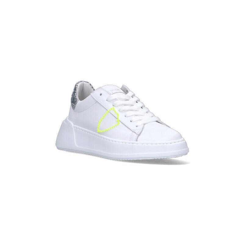 PHILIPPE MODEL Sneaker donna bianca/grigia in pelle SNEAKERS - Stileo.it