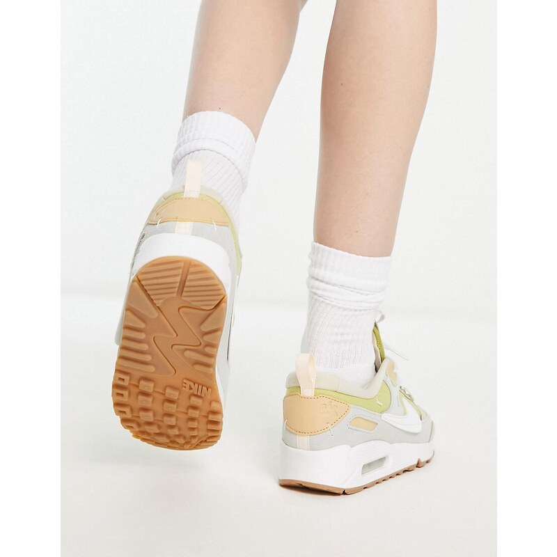 Nike - Air Max 90 Futura - Sneakers oro e argento - Stileo.it