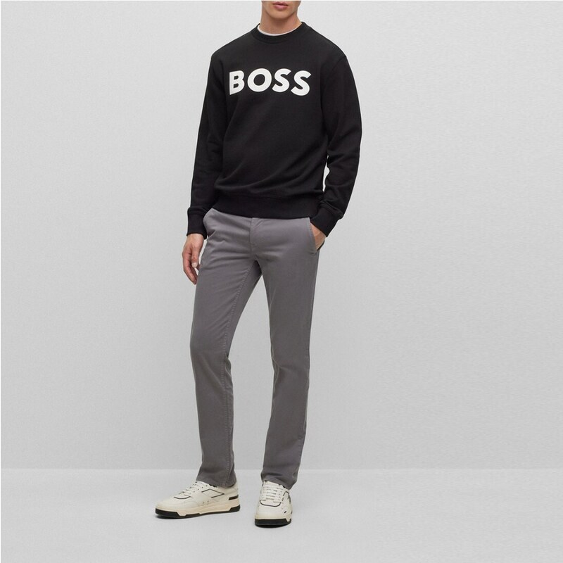 Hugo Boss BOSS - Felpa WeBasicCrew - Colore: Nero,Taglia: S - Stileo.it